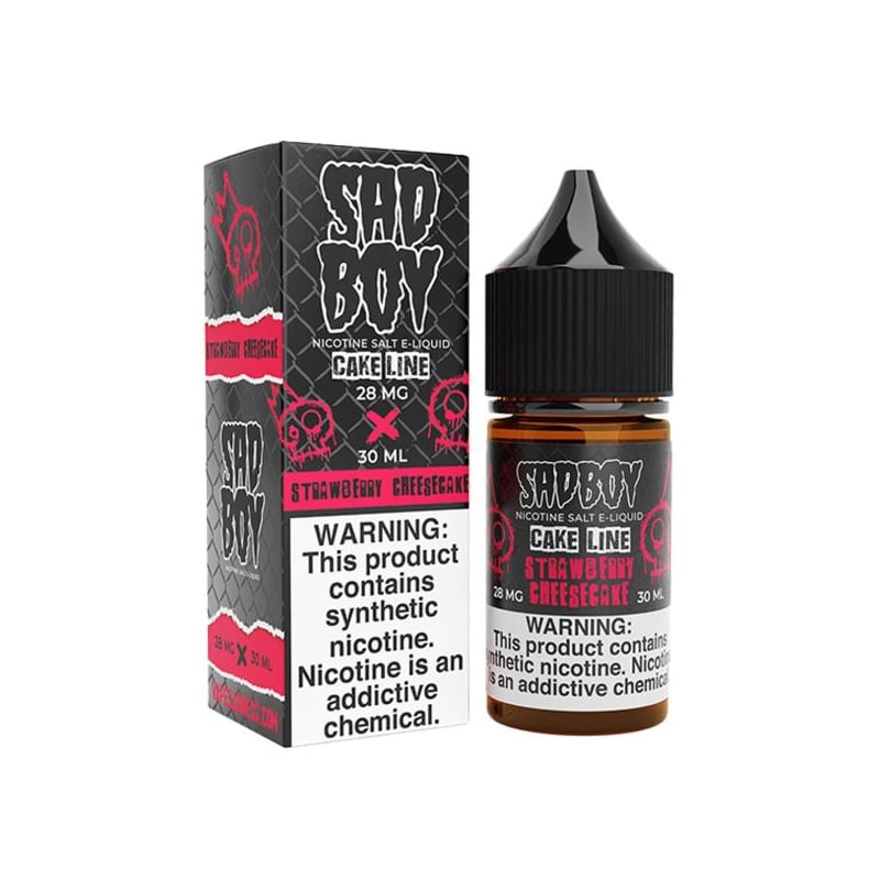 Sad Boy NTN Salts Strawberry Cheesecake | E-liquid | Vaporbeast